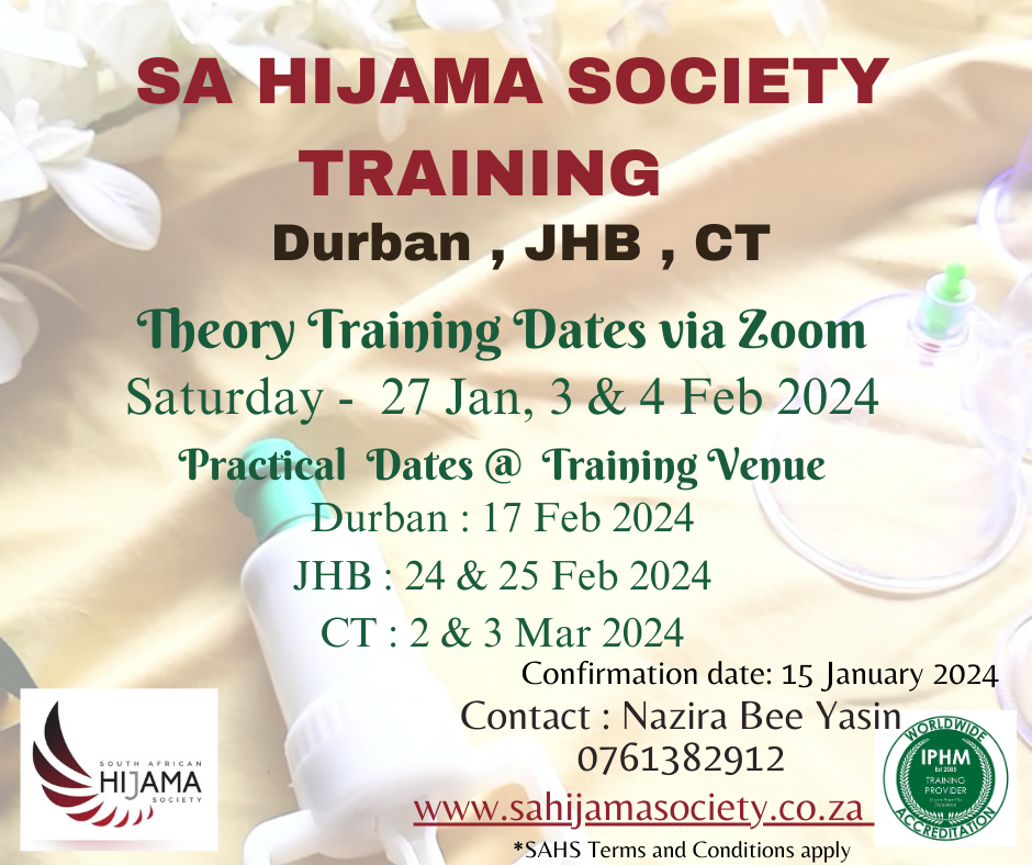 Hijama Training - South African Hijama Society
