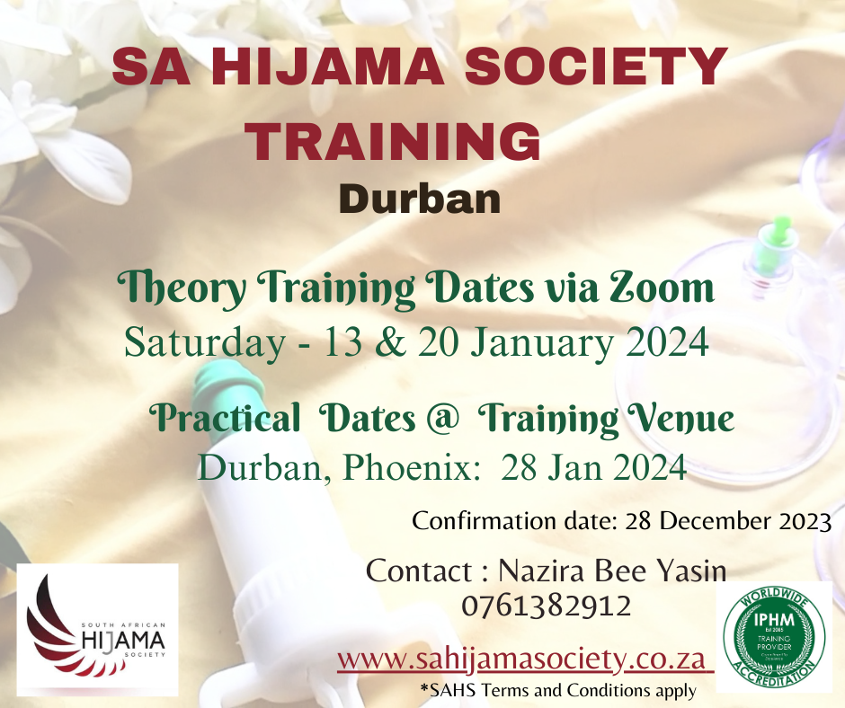 Hijama Training - South African Hijama Society