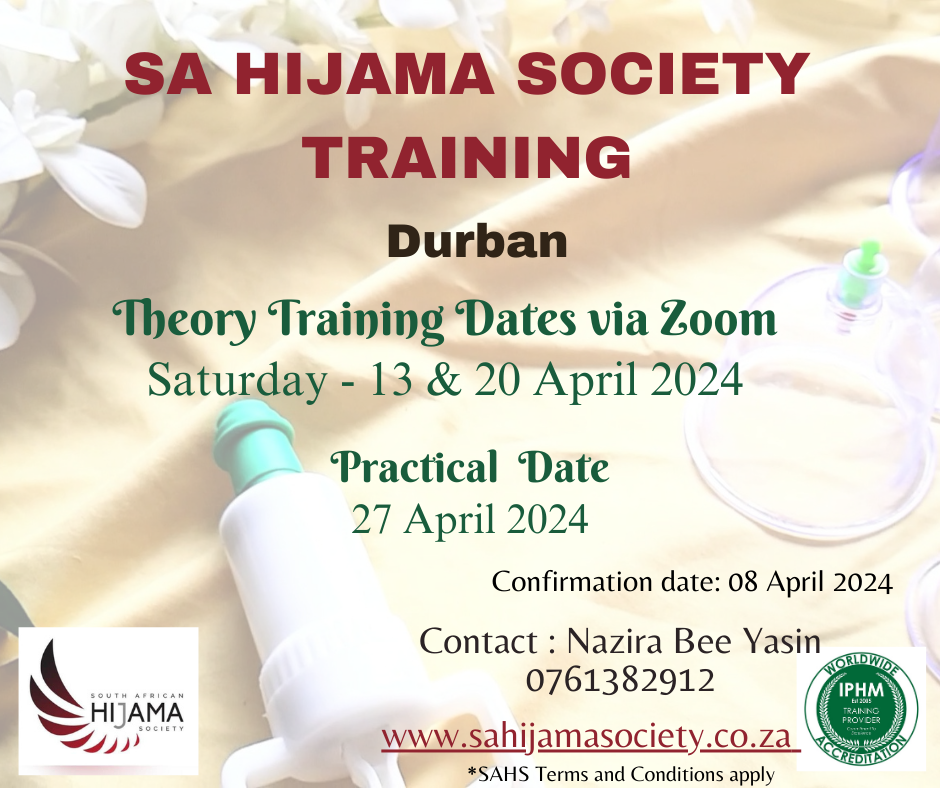 Hijama Training - South African Hijama Society